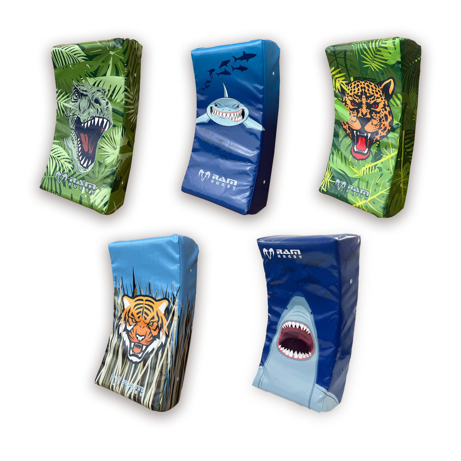 Fun Design range Curved Hit Shield - Contact Pads - Ram Rugby