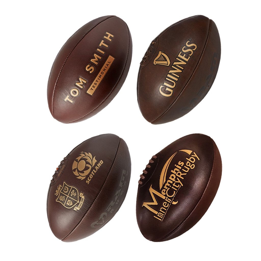 Vintage Style Leather Rugby Ball - Ram Rugby