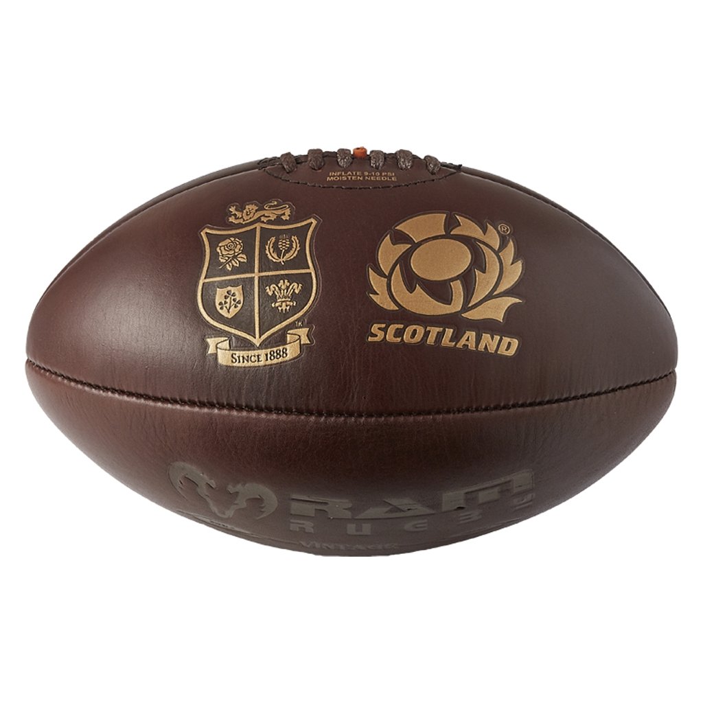 Vintage Style Leather Rugby Ball - Ram Rugby